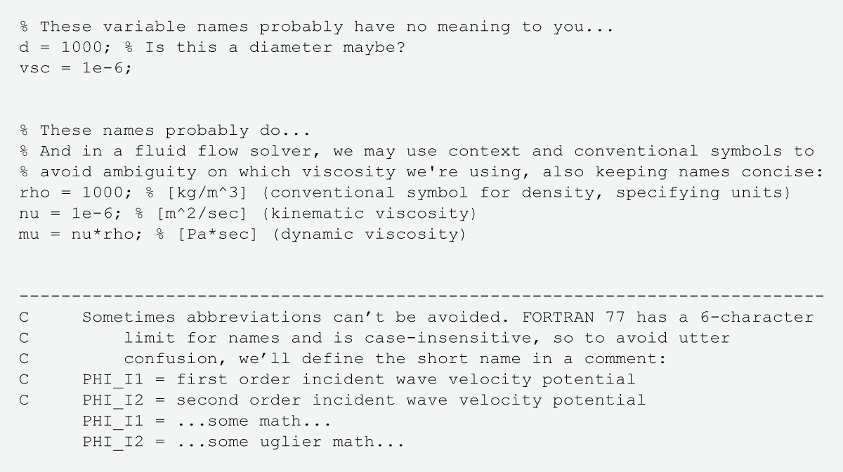 Coding And Comment Style EECS Communication Lab